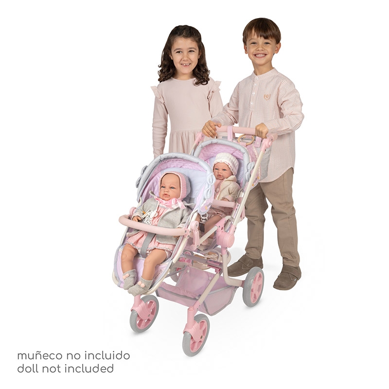 Carro de Muñecas Sophie Silla Gemelar Plegable DeCuevas 90875 ...